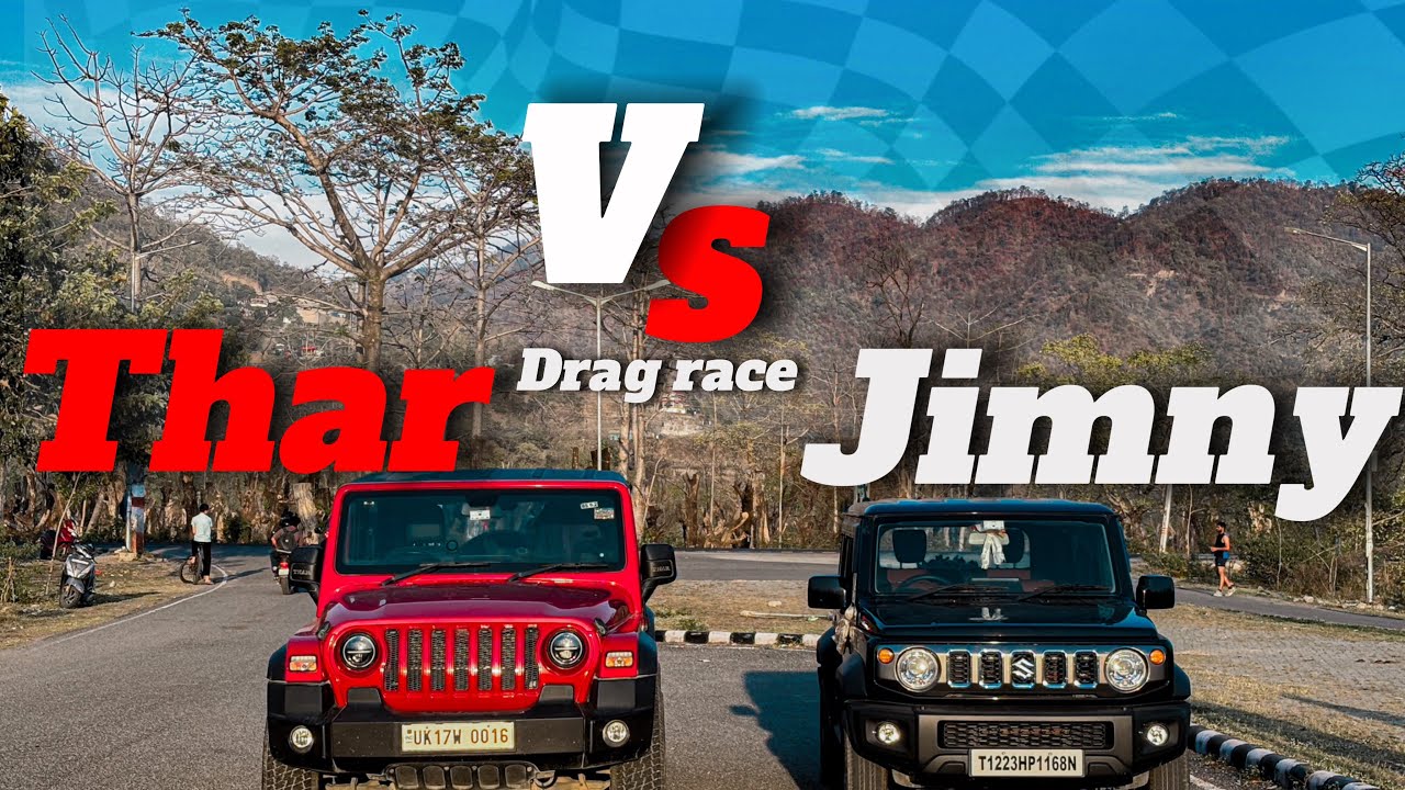 THAR VS JIMNY DRAG RACE 🏎️ /😨results will shock you🤯 - YouTube