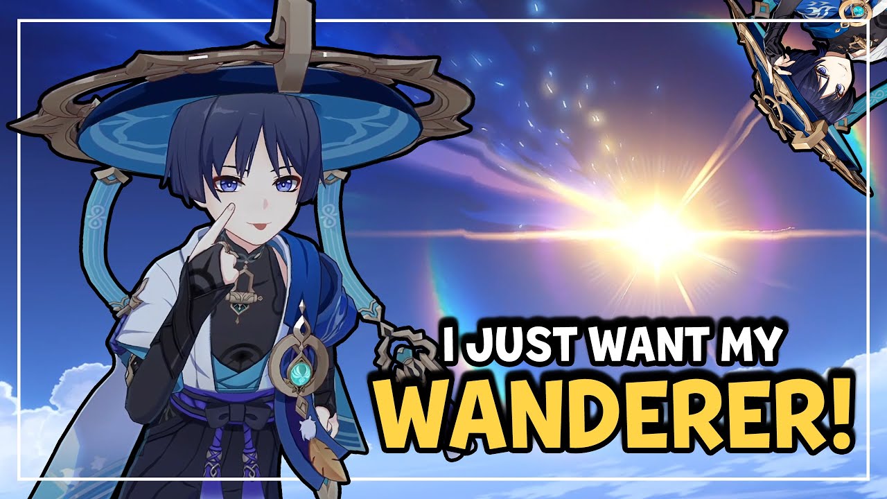 HE'S FINALLY HERE! WANDERER SCARAMOUCHE LUCKIEST PULL SESH II Genshin Impact - YouTube
