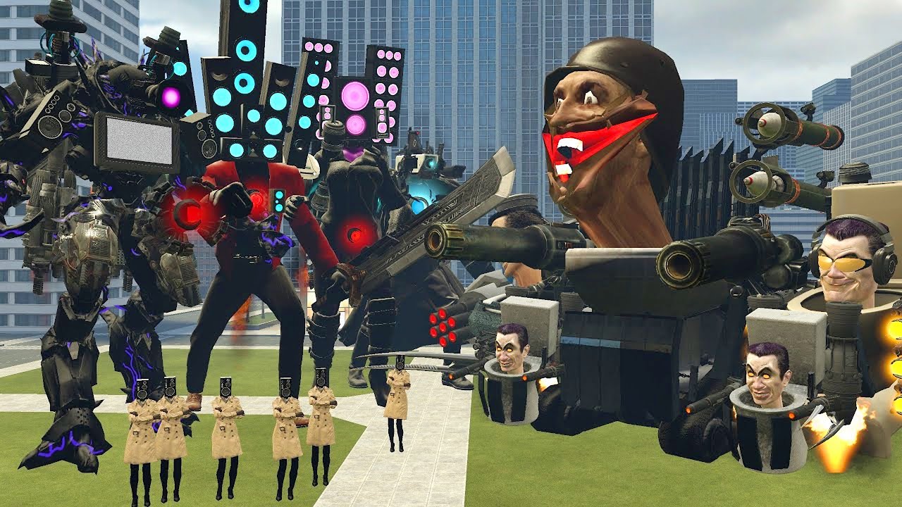 NEW UPGRADED ROCKET LAUNCHER SKIBIDI TOILET 59 VS TRI TITAN TV MAN AND ...