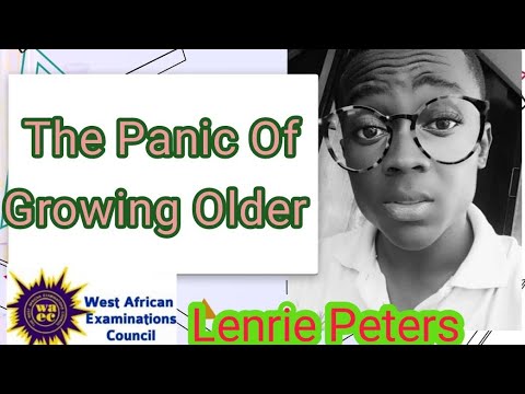 Analysis of the panic of growing older by Lenrie Peters - YouTube
