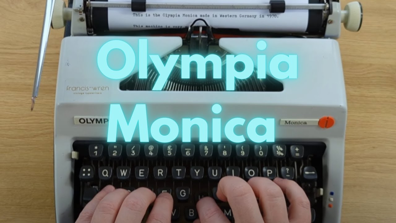 This Olympia Typewriter is Perfect for Fast Typists - YouTube