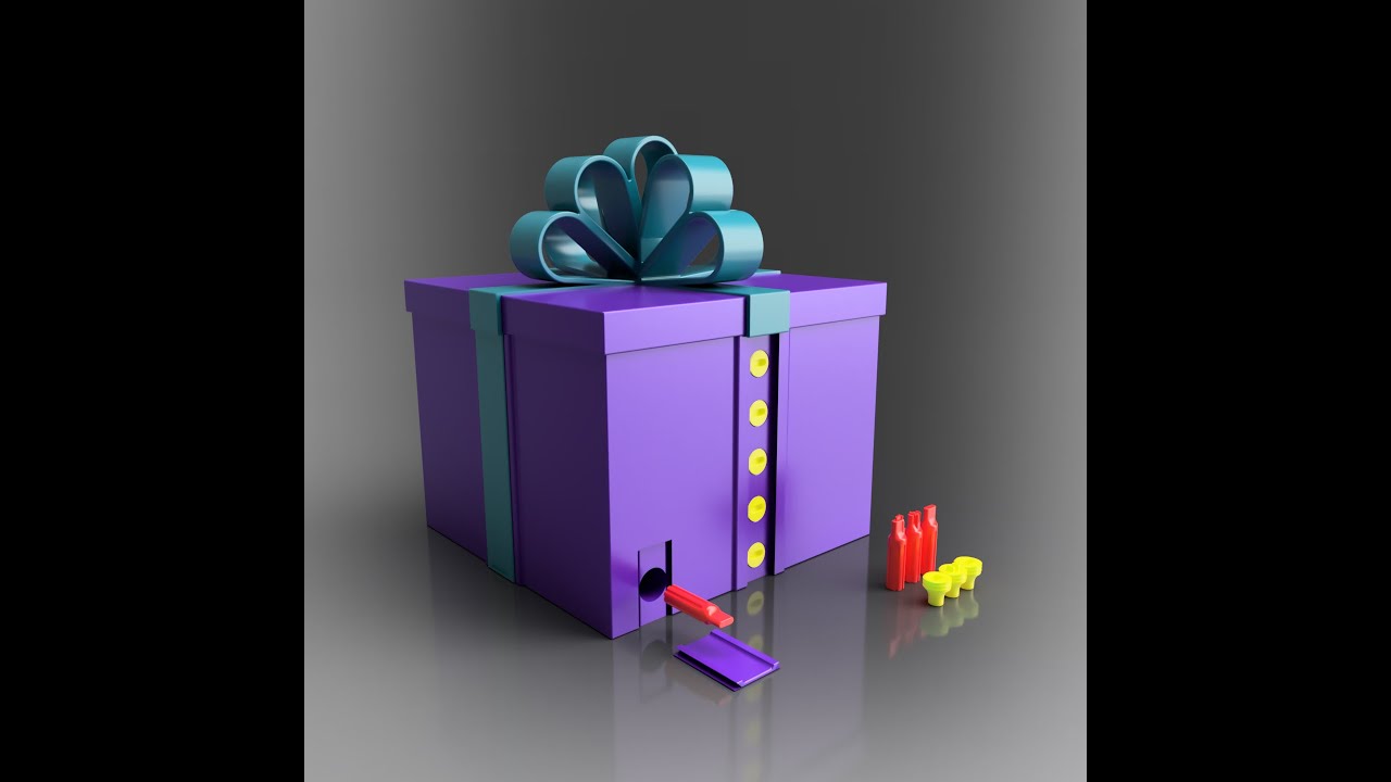 Christmas Puzzle Box V3 #3dprint #cool3dprints #3dprinting #3dprinted ...