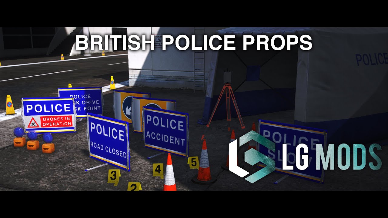 LGMods Police Props (FiveM) - YouTube