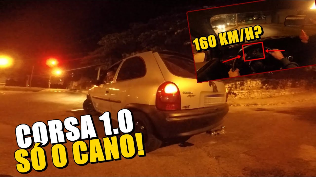 ANDANDO NO 12 DE CORSA SÓ O CANO *1.0 à 16Okm/h? 😱🔥* - YouTube