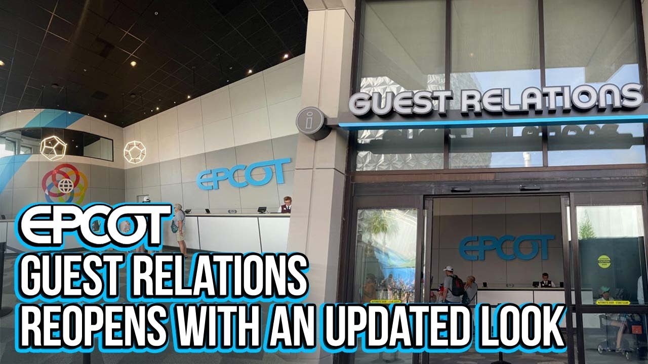 Guest Relations in EPCOT Reopens with an Updated Look - YouTube