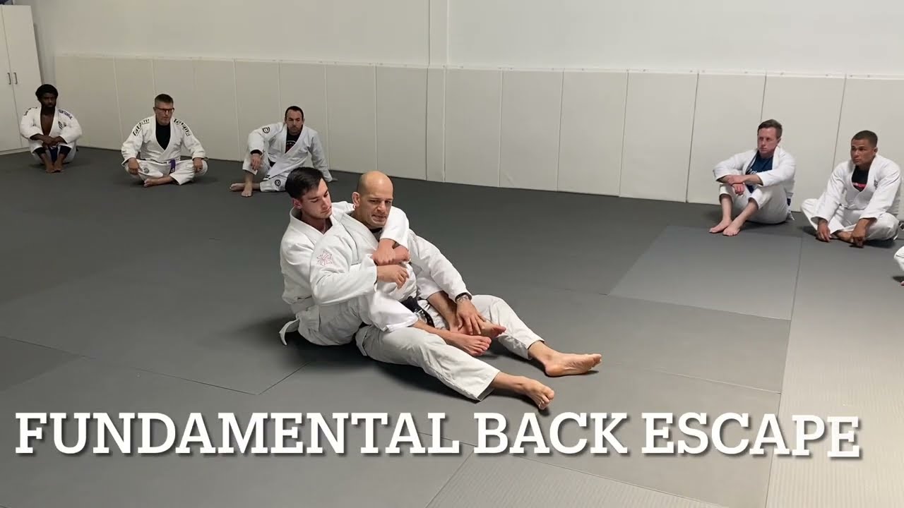 Jiu-Jitsu Technique. Fundamentals to Master . Back Escape by Xande ...