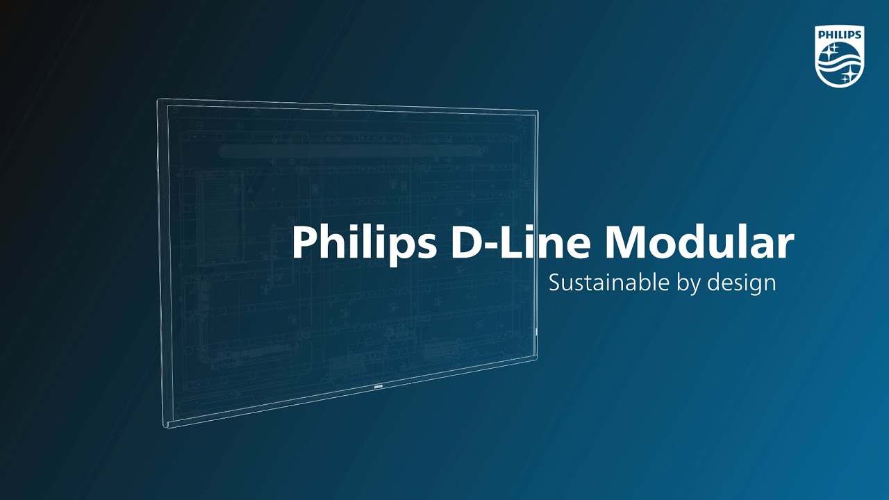 Philips Signage D-Line Modular - YouTube