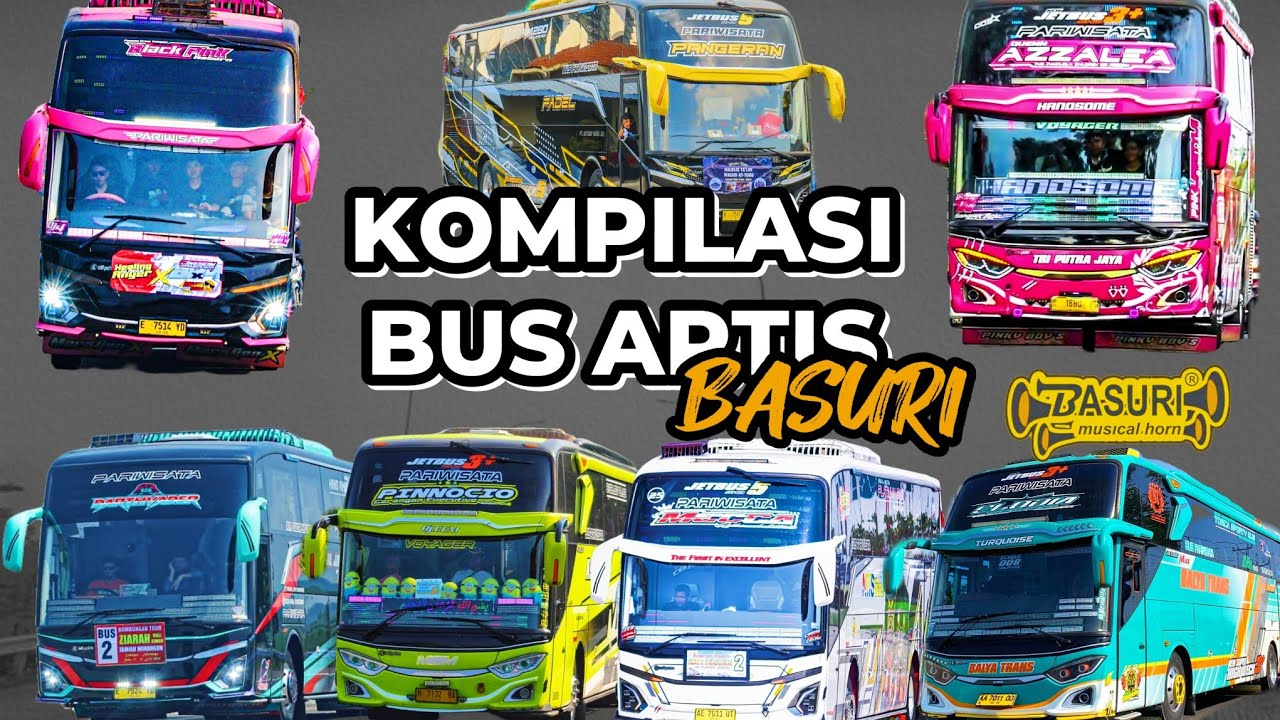 MOMEN EPIC !!! KOMPILASI BUS ARTIS BASURI !!! FUL TELOLET BASURI ...
