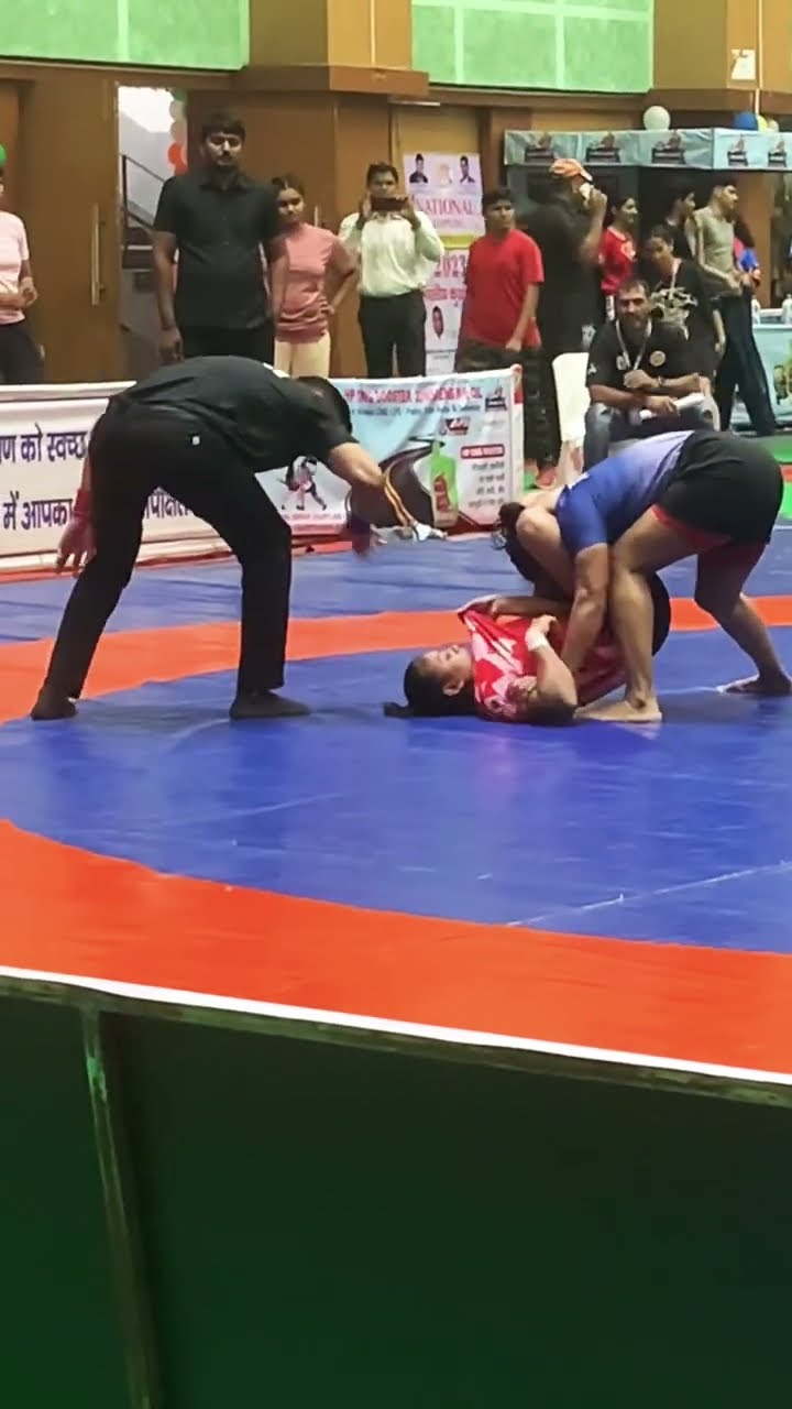 Yachika lakra ( Delhi) vs Permela (haryana police) Grappling national ...