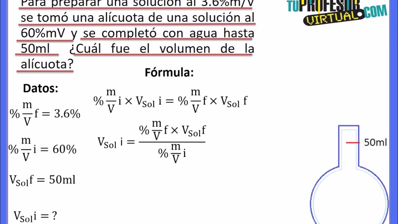Disoluciones Lección Práctica 3 - YouTube