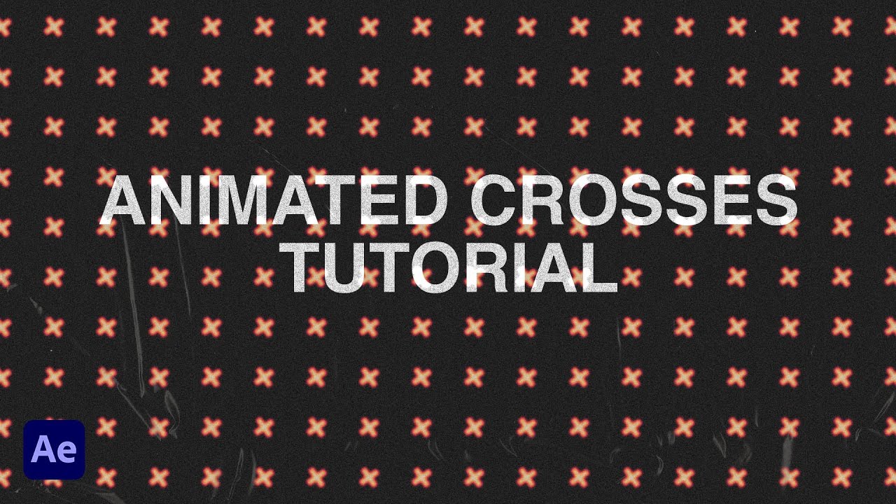 ANIMATED CROSS PATTERN SIMPLE TUTORIAL | ADOBE AFTER EFFECTS - YouTube