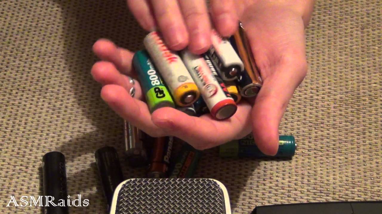 (ASMR) Batteries tapping - YouTube