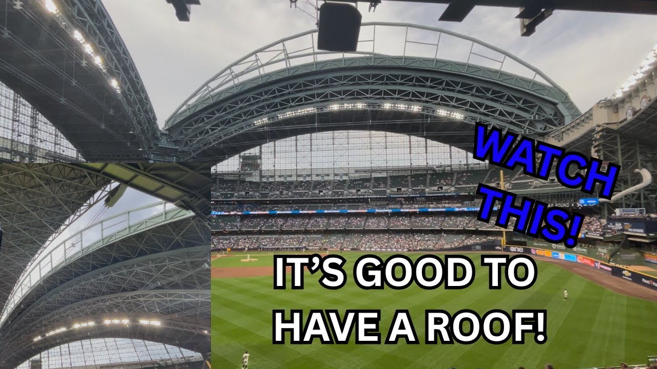 Stadium Roof Open or Closed? Let's watch The ROOF in Action! Baseball ...