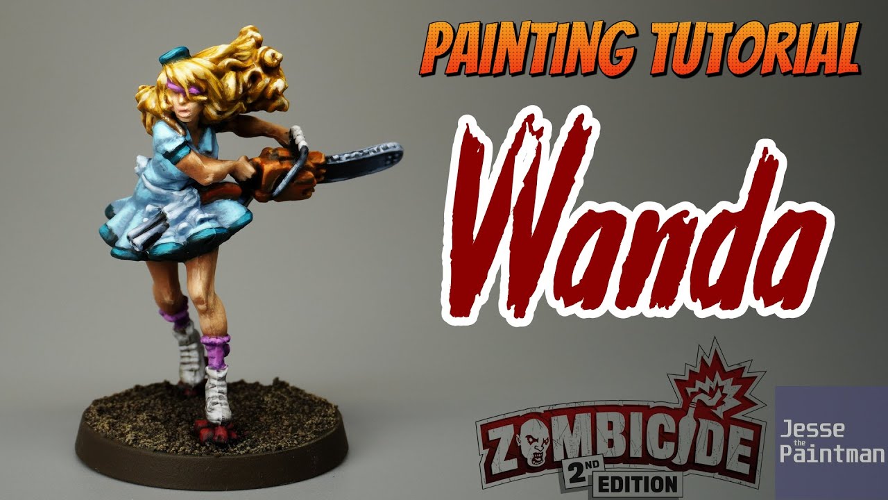 How to Paint Survivor Wanda from Zombicide 2nd Edition | Miniature ...