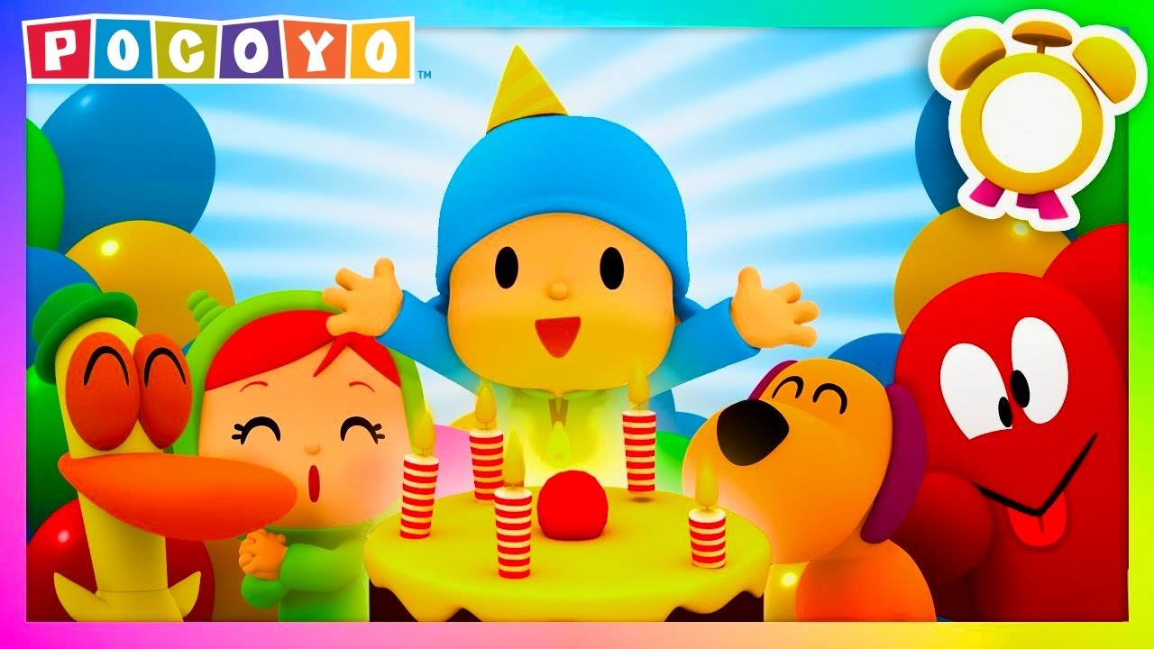 Pocoyo In Hindi Pocoyo का जन्मदिन आश्चर्य अजीब एनिमेश हिंदी