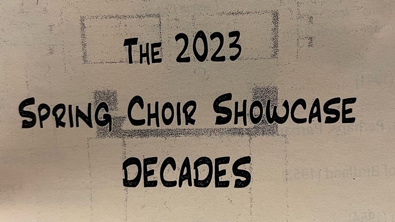 Samantha Spring Choir Showcase 2023 - YouTube