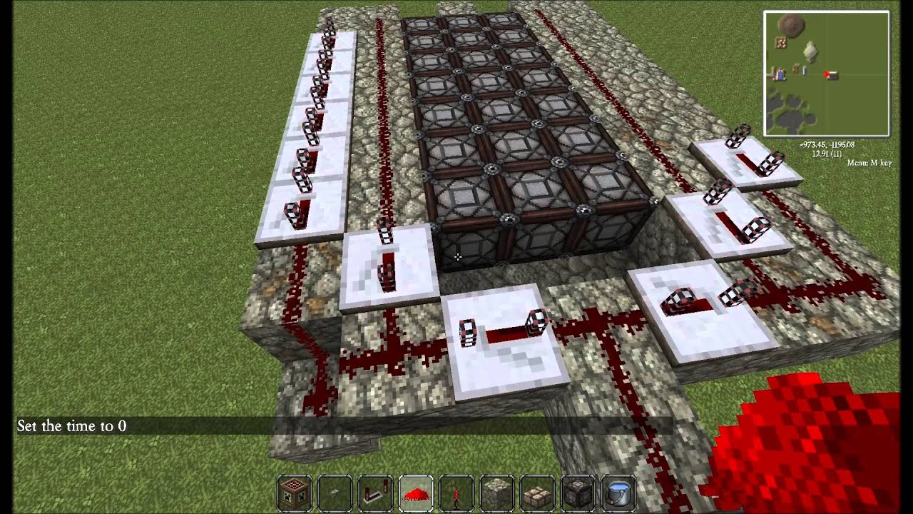 Minecraft Redstone Tutorial: How to make an EXTREME TNT Cannon! - YouTube