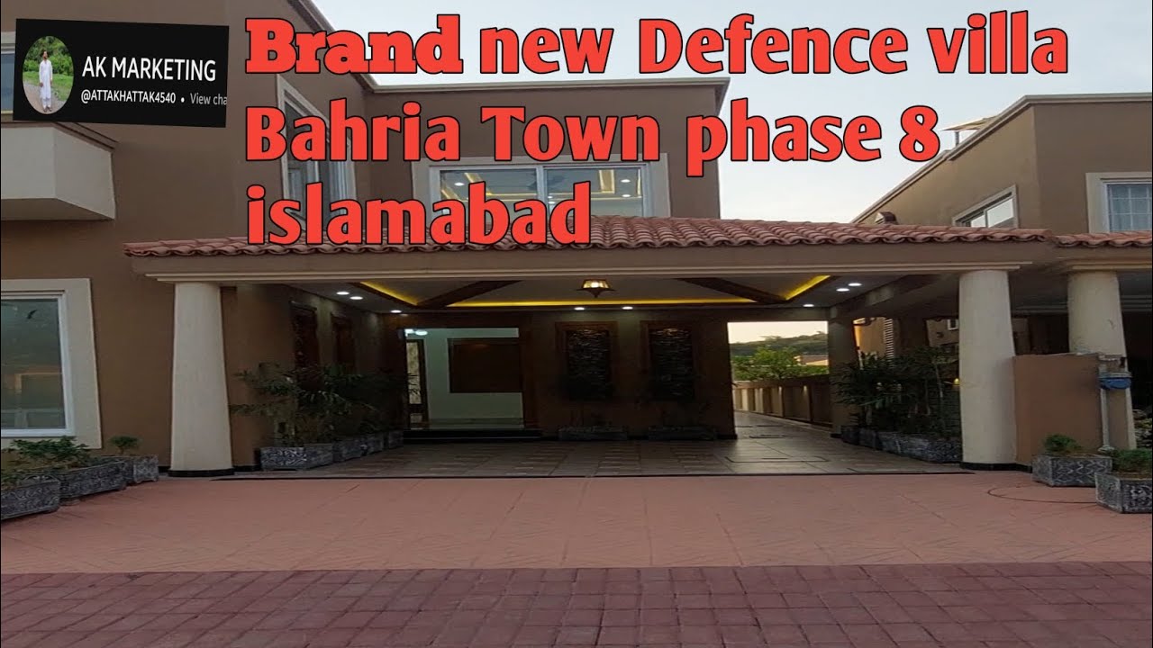 Brannd new Defence villa Bahria Town phase 8 - YouTube