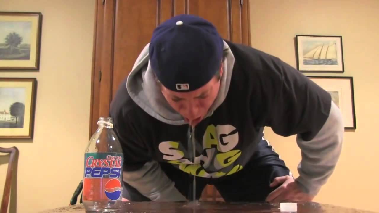 Nature's Soda Factory: This man turns vomit into Crystal Pepsi! - YouTube
