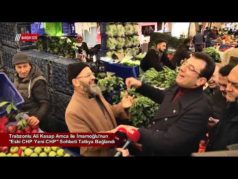 İki Trabzonlunun Pazardaki Sohbetinde Renkli Anlar Yaşandı (ARŞİV)