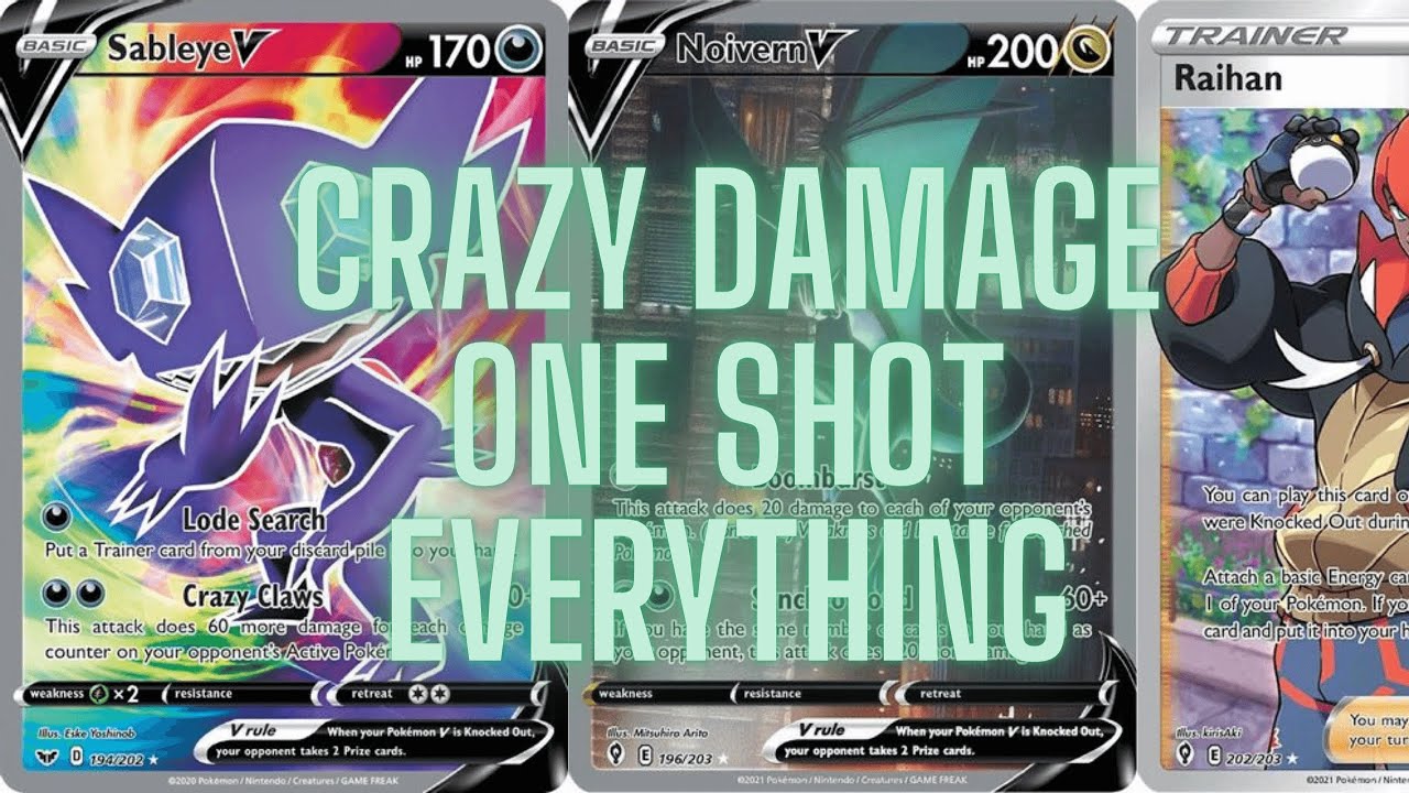 Sableye V DESTROYS VMAX Pokemon! | Evolving Skies Pokemon TCG Deck ...