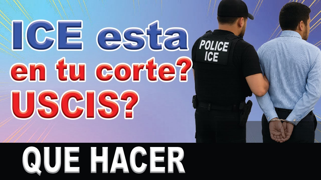 Qué hacer si ves a ICE en tu cita con inmigración? - YouTube