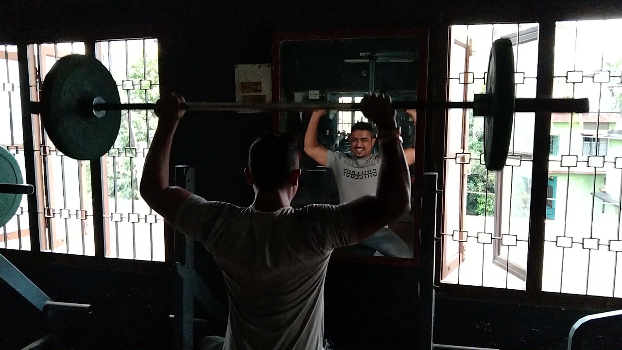 Behind the Neck Military Press - YouTube