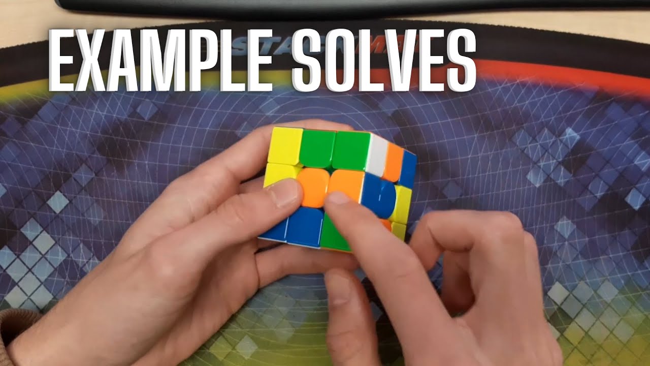Example Solves OH (low-10 CFOP) - YouTube