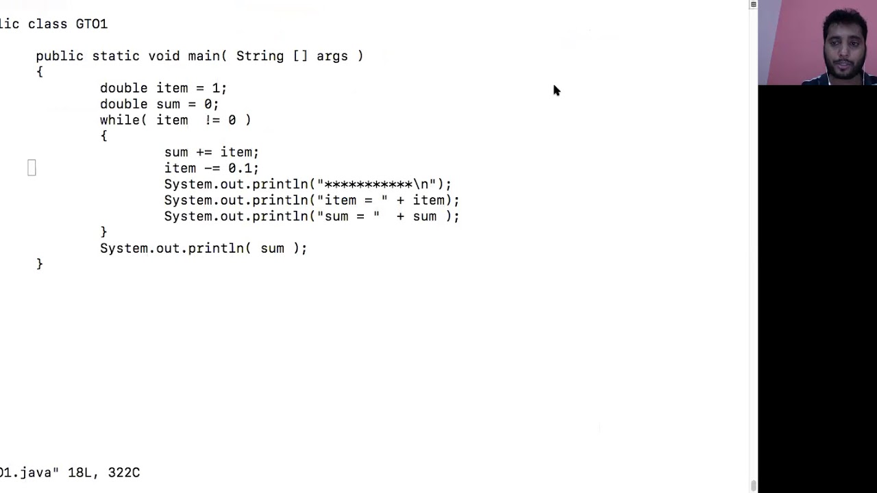 Code With Loops Continuation Object Oriented Thinking In Java Day 13 Youtube