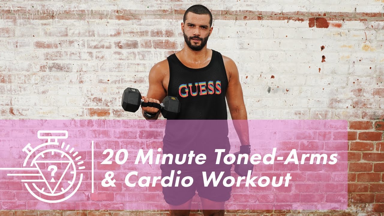 20 Minute Toned-Arms & Cardio Workout with Donald Romain | #GUESSActive ...