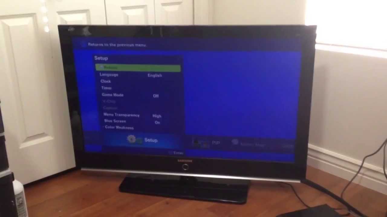 Broken Samsung TV - YouTube