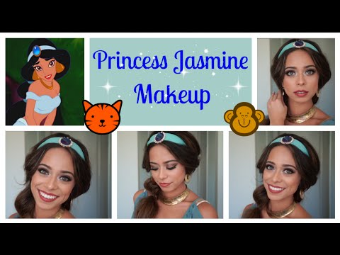 Easy Princess Jasmine Makeup Tutorial - YouTube