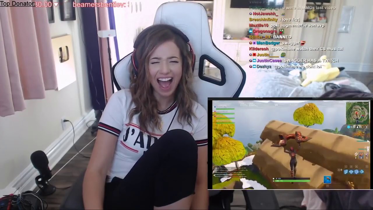 Pokimane reacts to Fitz Best of Fitz 2017 fortnite restricted no kids ...