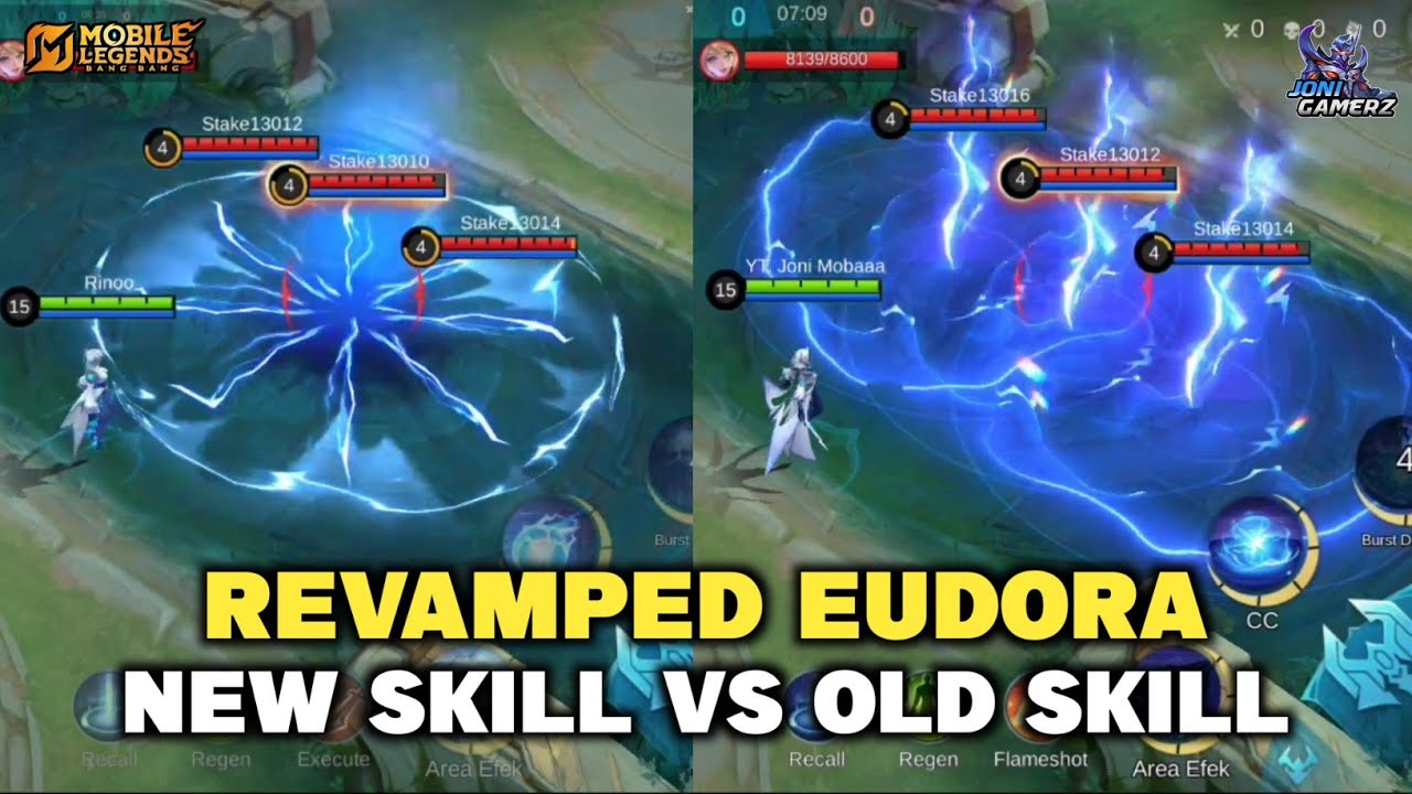 REVAMPED EUDORA _ NEW SKILL VS OLD SKILL - GAMEPLAY MOBILE LEGENDS ...