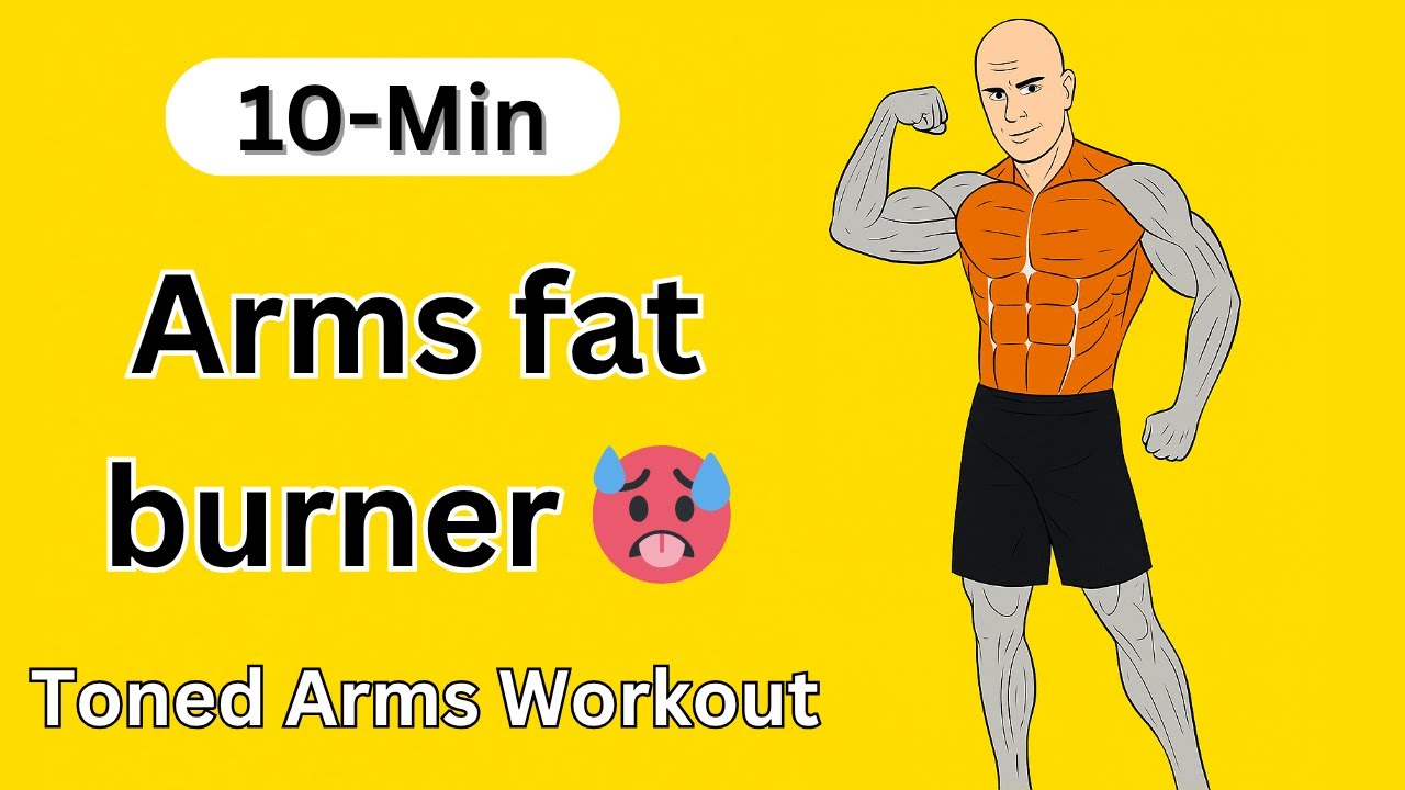 10-Minute Arm Fat Burn 🔥 | Toned Arms Workout | No Weights, No ...