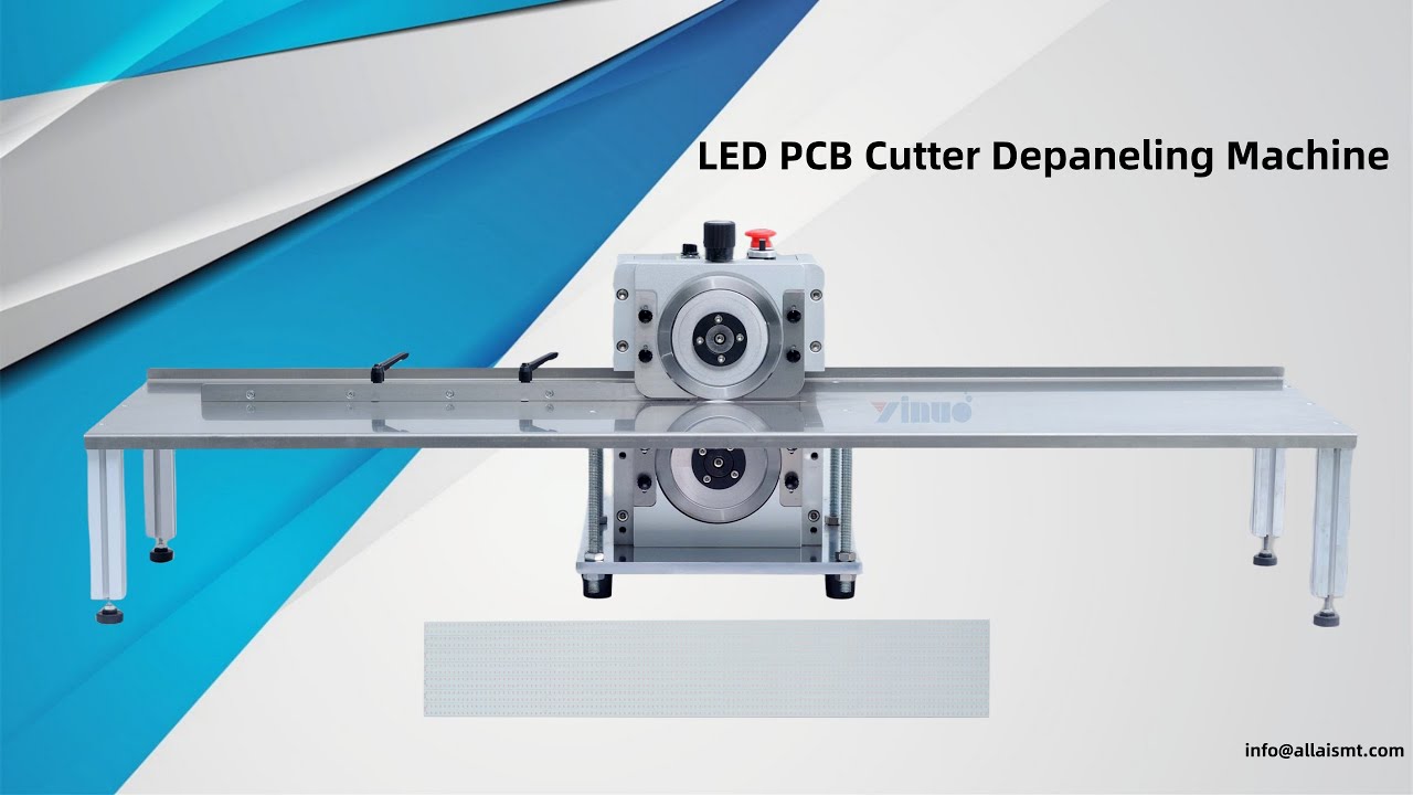 LED PCB Cutter Depaneling Machine - YouTube