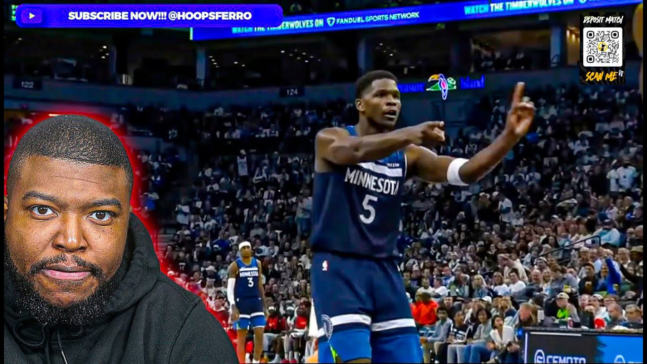 Ferro Reacts To Anthony Edwards TAUNTING Two Toronto Raptors Defenders ...