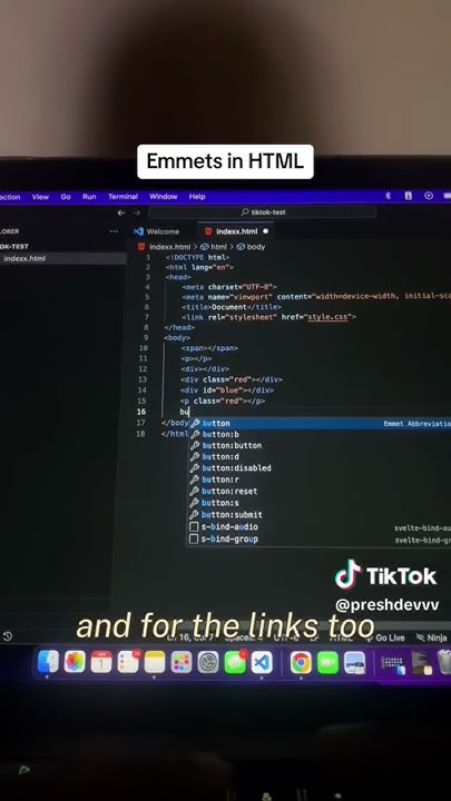 Emmet HTML #webdevelopment #frontenddeveloper #emmett #hmtlcss #codingforbeginners #codingtips ...