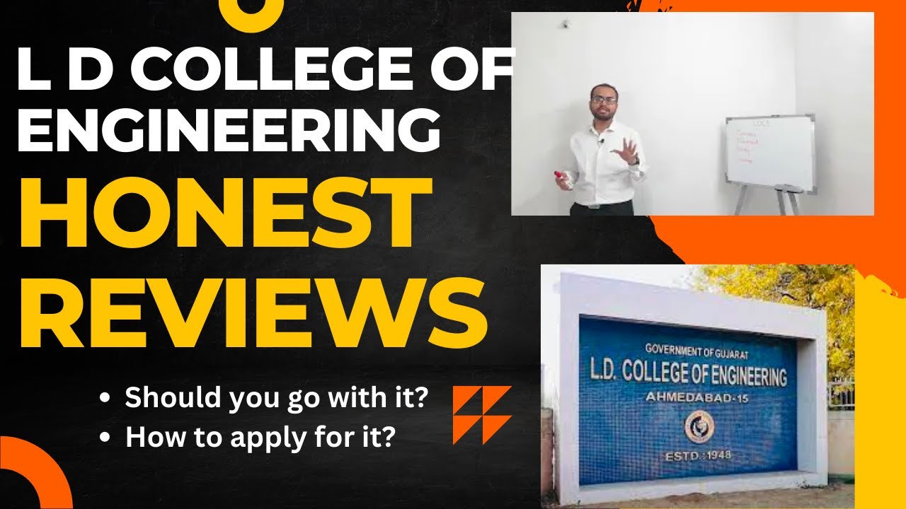 L D College of Engineering: Honest Review - YouTube