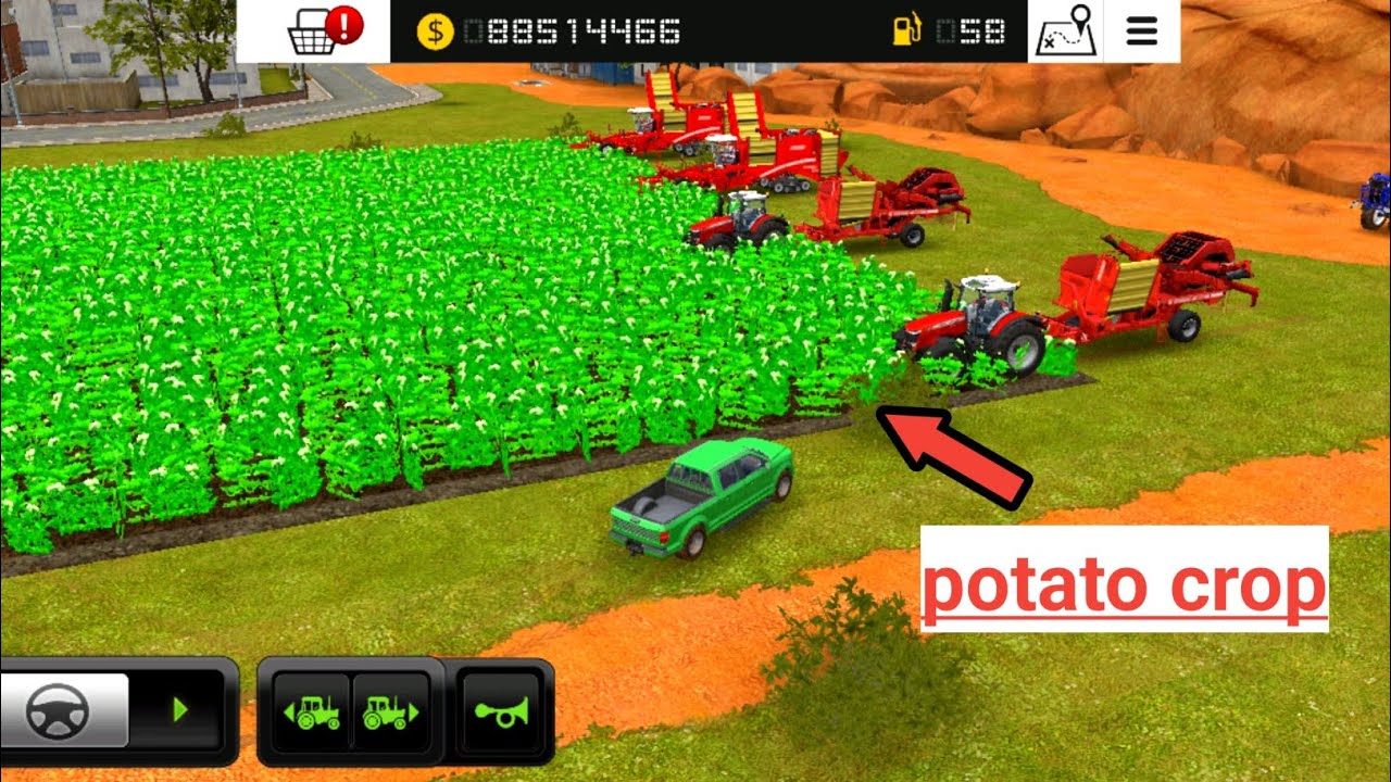 How potatoes are harvested and planted, see Farming Simulator 18 - YouTube