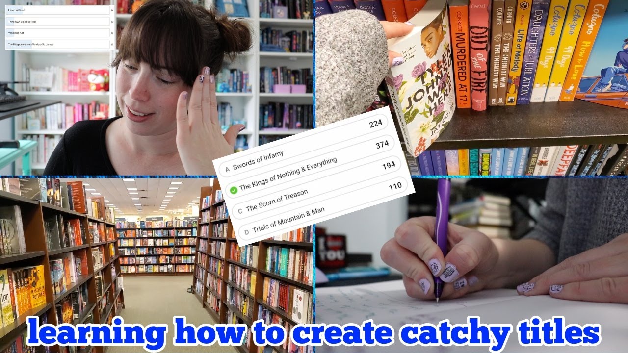 I'm bad at titles. Here's a writing experiment to fix that... - YouTube