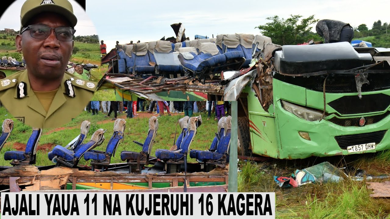 AJALI YAUA 11 KAGERA/MAJERUHI 16/CHANZO CHA AJALI - YouTube