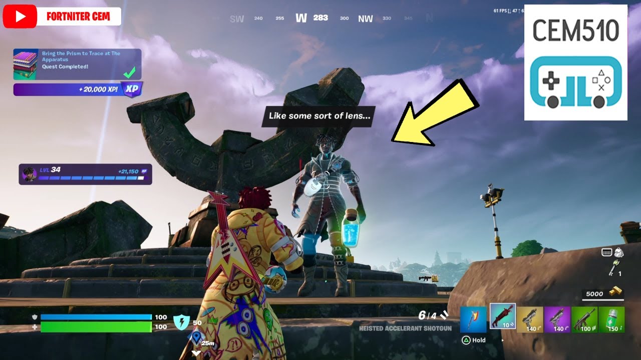 Bring the Prism to Trace at The Apparatus Fortnite Secret Snapshots ...