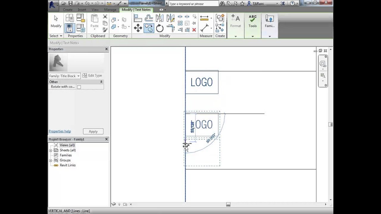 Revit 2014 Custom Titleblock - YouTube