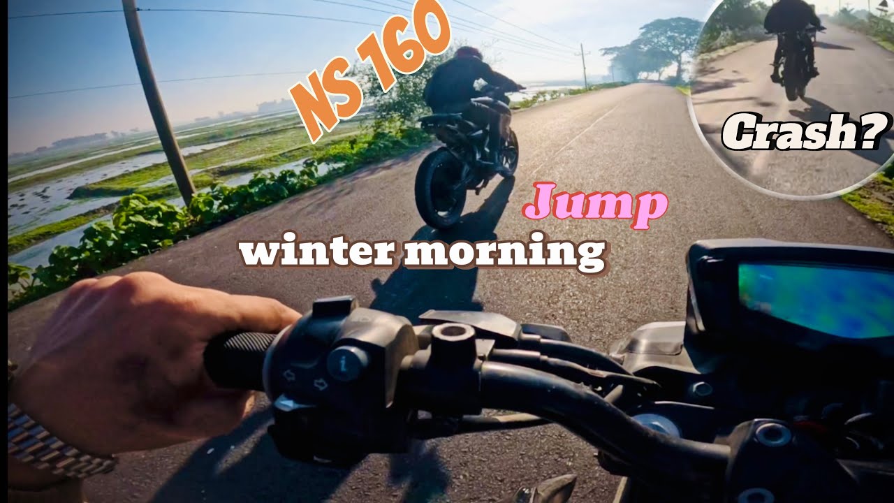 Ns দিয়া 4v সাথে race! 🙄কুয়াশায় দেখা যাচ্ছে না! Tvs Apache 160 4v ...