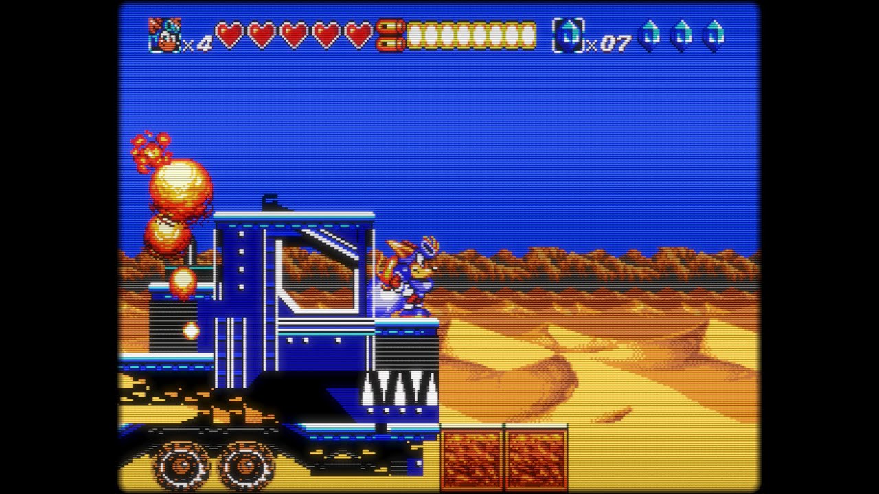 Genesis GX Plus | Sparkster Rocket Knight Adventures 2 4K UHD | Sega ...