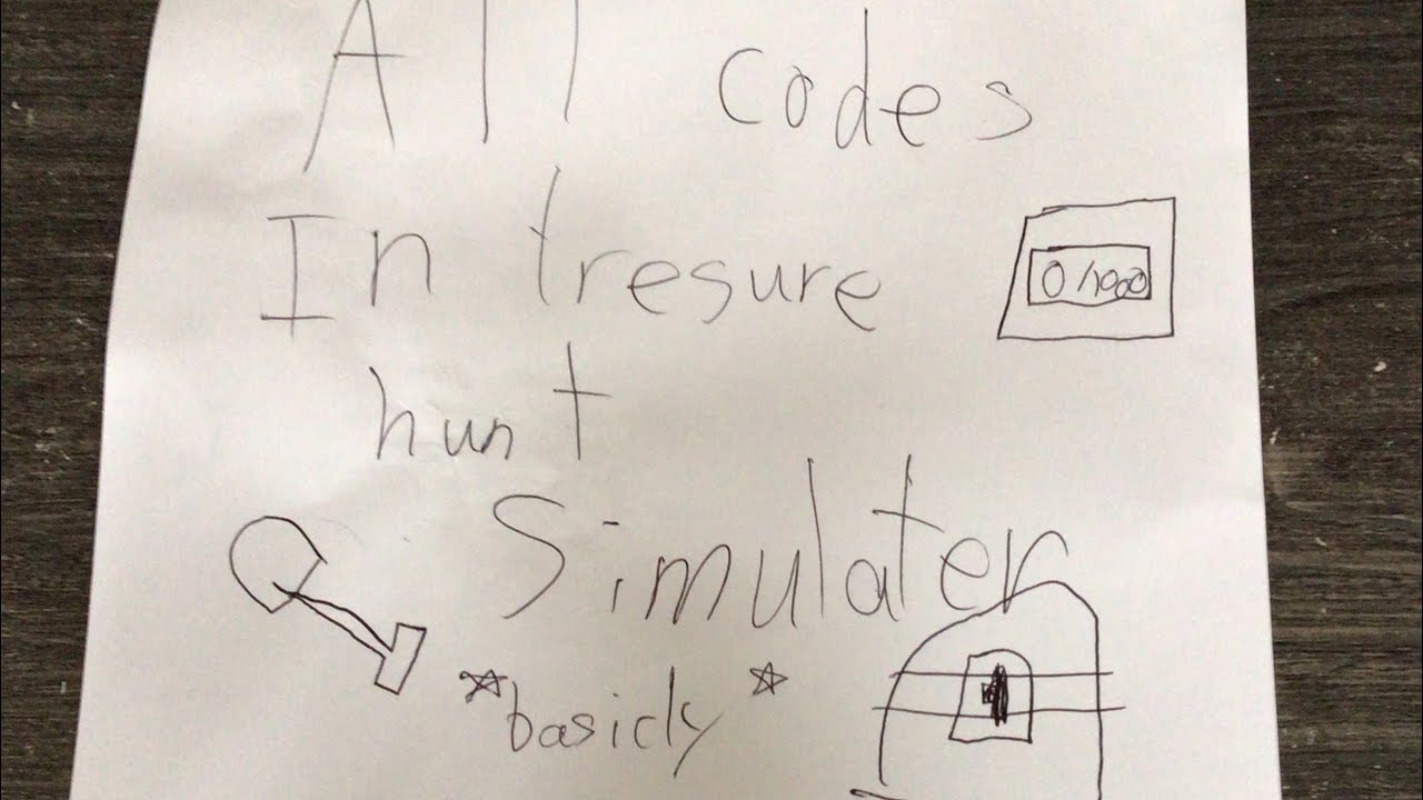 All codes in treasure hunt sim! - YouTube