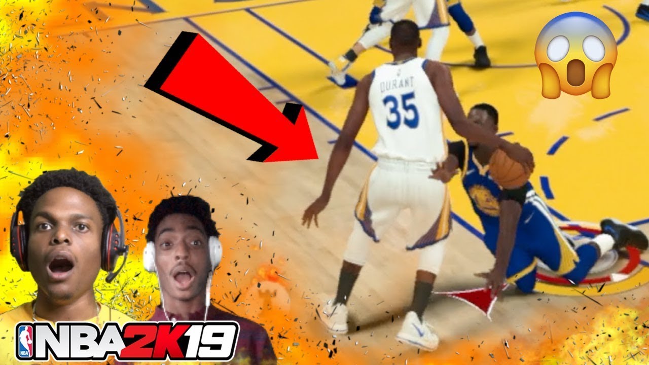 THE CRAZIEST CROSSOVER I HAVE EVER SEEN!! KEVIN DURANT VS DRAYMOND ...