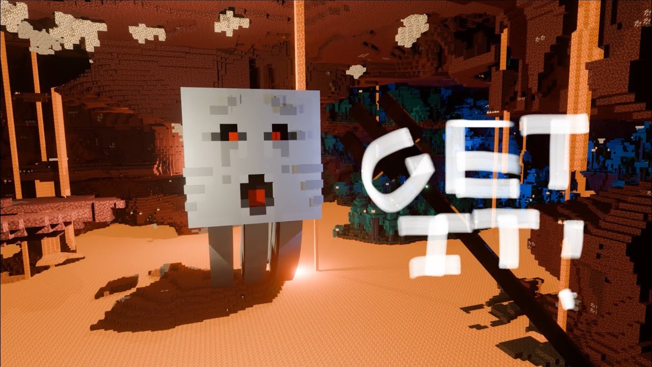 Get the ghast! (Animated) Minecraft animation - YouTube