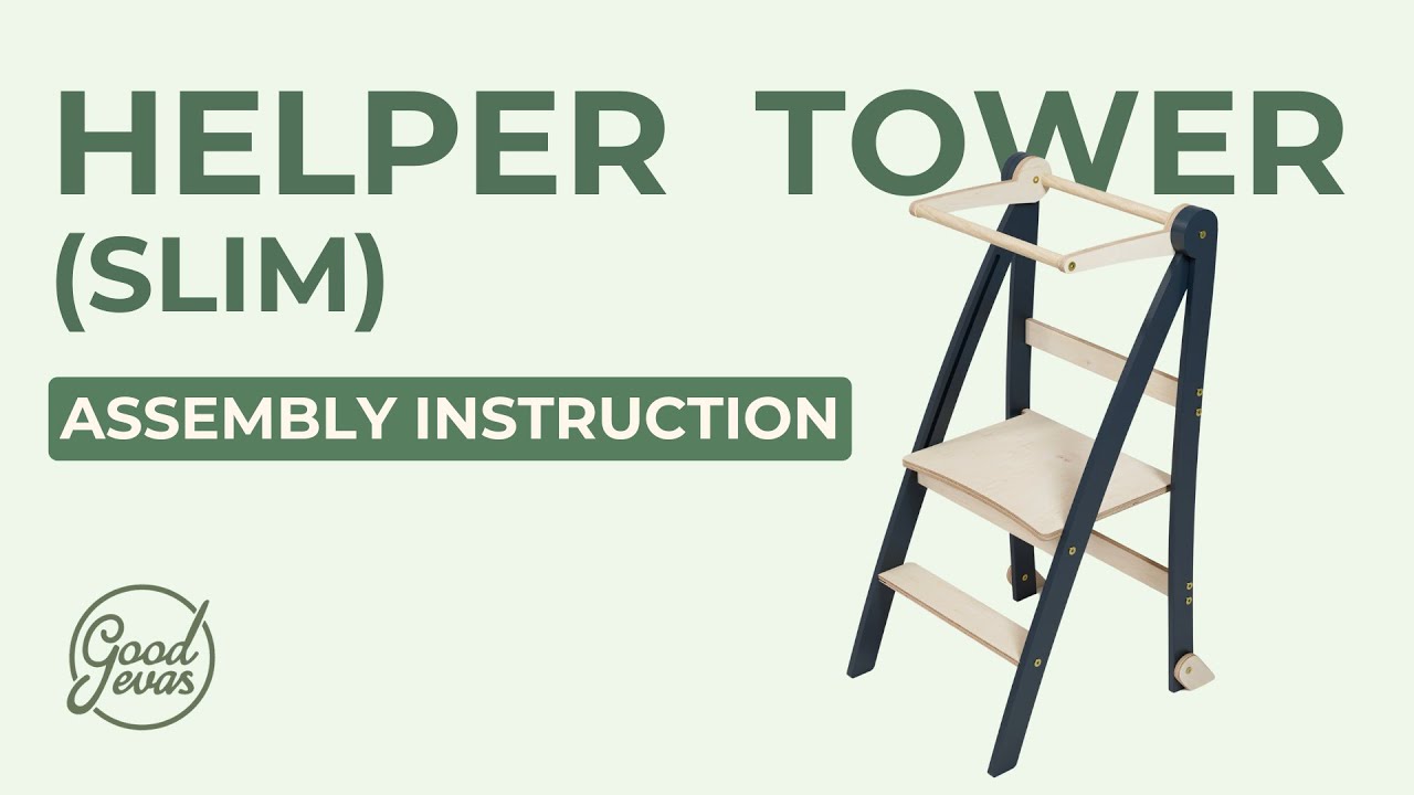 H01B HELPER TOWER SLIM ASSEMBLY INSTRUCTIONS - YouTube